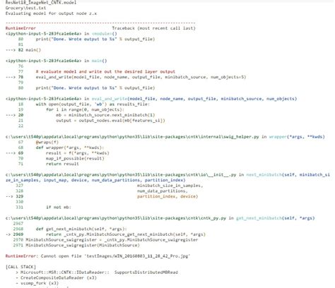 Deep Learning Cntk Cannot Open Image File Stack Overflow