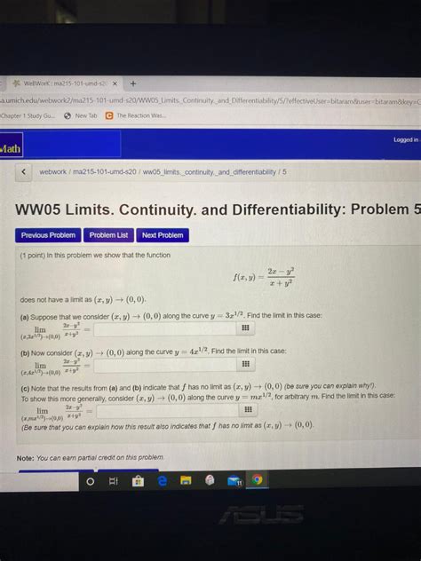 Solved WebWork Ma Umd S X Chegg Com