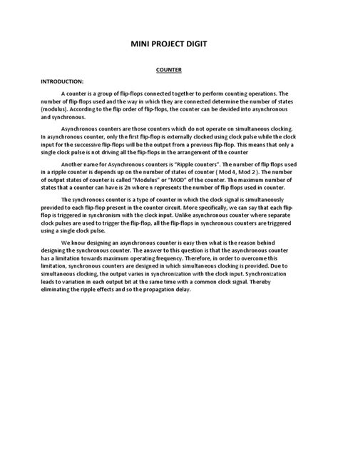 Mini Project Digit Pdf Electricity Manufactured Goods Mini Project Digit Pdf Electricity Manufactured Goods