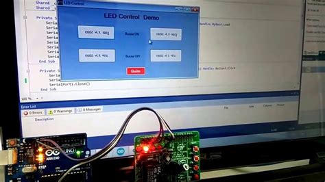 Arduino Led Control Ui Demo Youtube