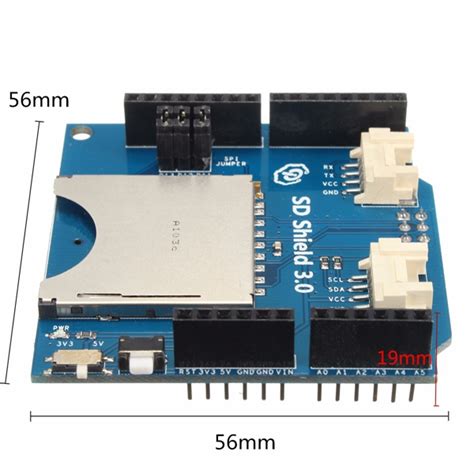 Stackable Sd Card Shield V30 Versatile Breakout Board