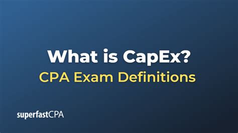 What Is Capex Superfastcpa Cpa Review