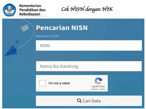 cek nisn dengan nik melalui ponsel cara dan linknya bams
