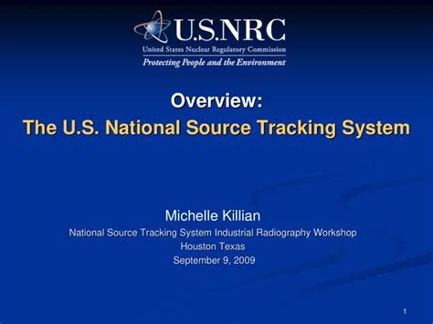 Ppt Overview Overview The Us National Source Tracking System