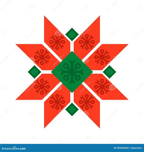 Paper Snowflake Norwegian National Holiday Pattern Stock Illustration Illustration Of Nordic