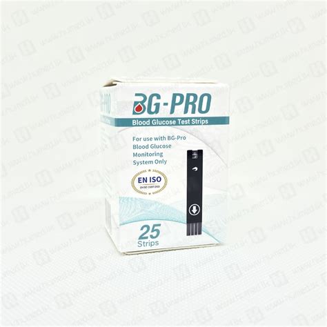 Bg Pro Glucometer 25 Strips Pack Humed