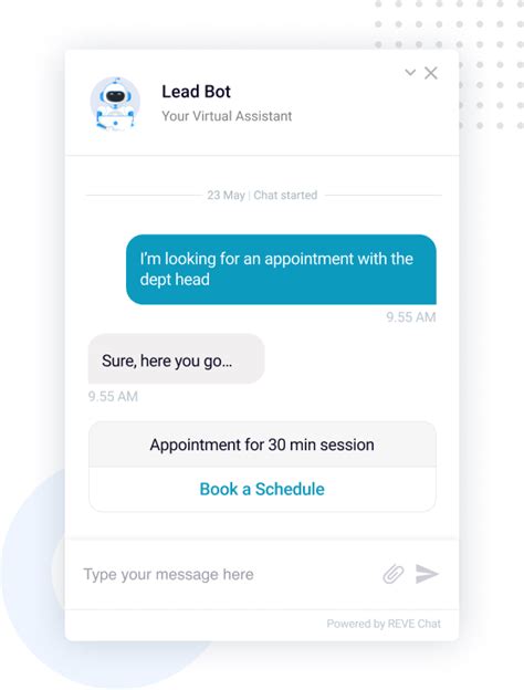 Chatbot Template For Lead Generation
