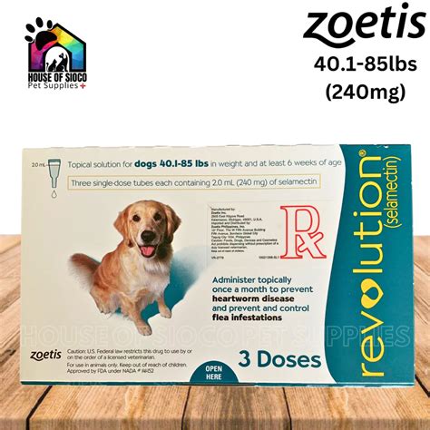 Revolution Topical Solution For Dogs 401 85lbs Shopee Philippines