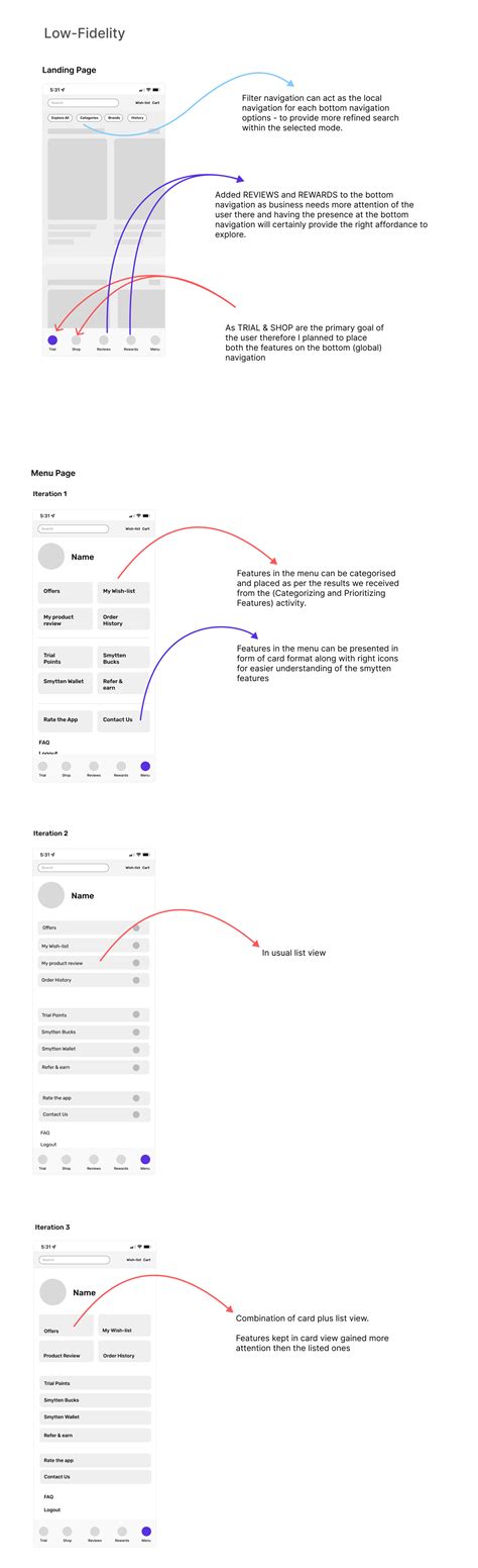 Improving User Navigation In The Hamburger Menu On Behance