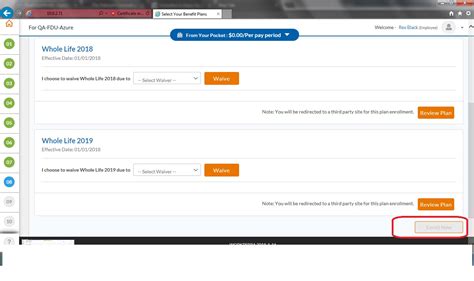 [nf 5725] Sso Integration New Ui Texaslife Disabled Enroll Now Button