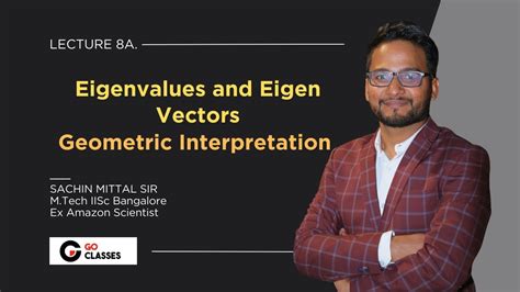 lecture 8a introduction to eigenvalues and eigenvectors geometric