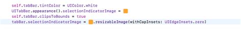 Xcode UITabBarItem Tab Bar Item Individual Selected Background Color