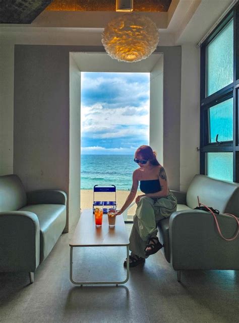 강릉 안목해변 오션뷰 카페 커피거리 바다뷰 포토존 미르마르 네이버 블로그