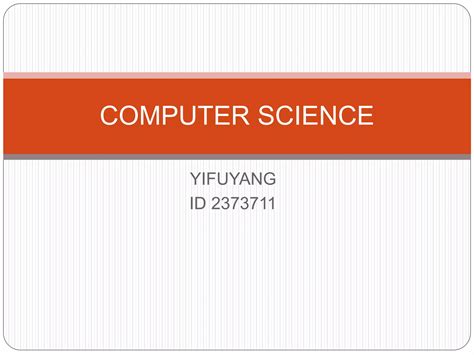 Computer Science Pptx
