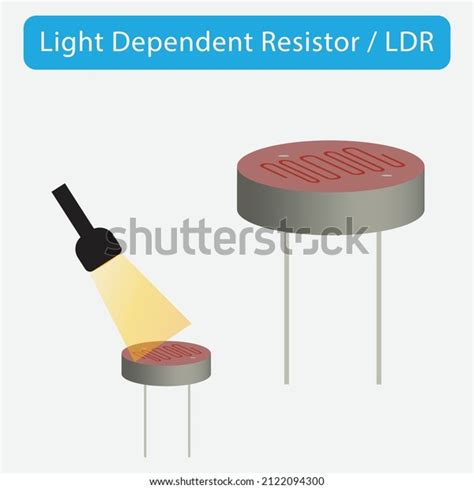 Light Dependent Resistor Ldr Stock Vector Royalty Free Shutterstock