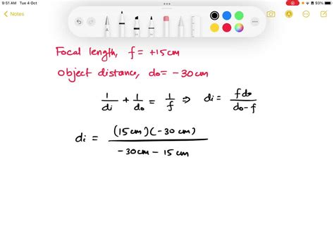 Solved An Object Is Placed At A Distance Of 30 Cm In Front Of A Convex Mirror Of Focal Length