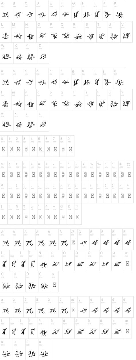 Monogram L Font Dafont Com