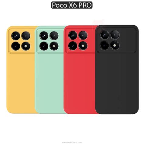 Liquid Silicone Back Cover Poco X Pro