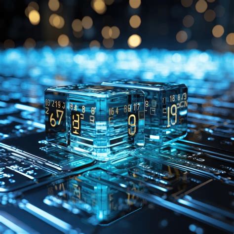 Premium Ai Image Blue Digital Binary Data On Computer Screen