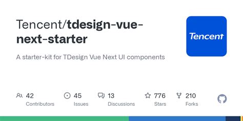 Github Tencenttdesign Vue Next Starter A Starter Kit For Tdesign