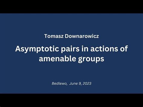Free Video Asymptotic Pairs In Actions Of Amenable Groups From Banach