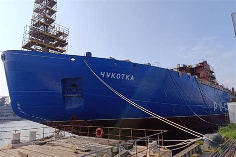 На атомный ледокол Чукотка погружены резервные дизель генераторы