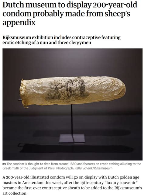 Dutch Museum To Display 200 Year Old Condom Probably Made From Sheeps