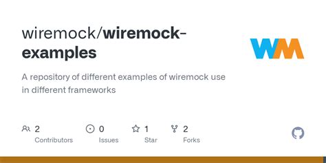 Github Wiremockwiremock Examples A Repository Of Different Examples