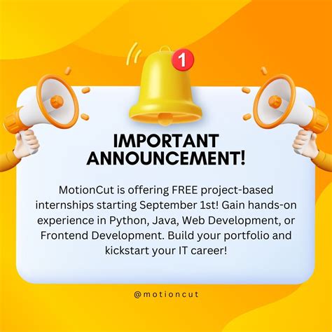 Motioncut On Linkedin Internships Itcareers Freeinternships