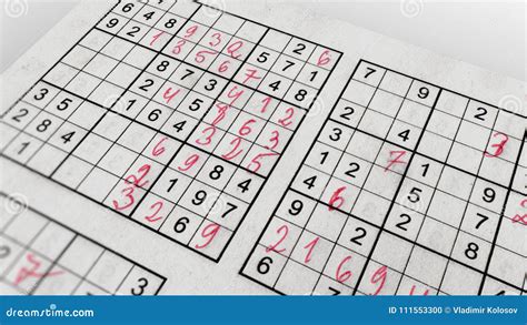 Sudoku Game With Puzzling Networks Of Numbers Stock Illustration Illustration Of Rosy
