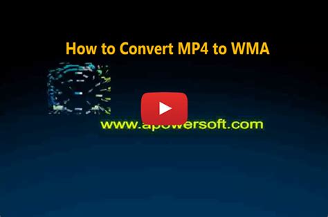 How To Convert MP To WMA