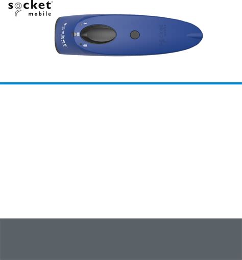 User Manual Socket Mobile SocketScan S English Pages