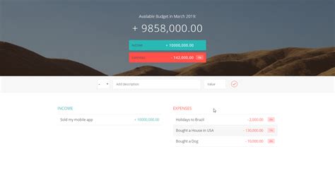 GitHub Goxr3plus BudgetJS Website To Manage Your Monthly Budget