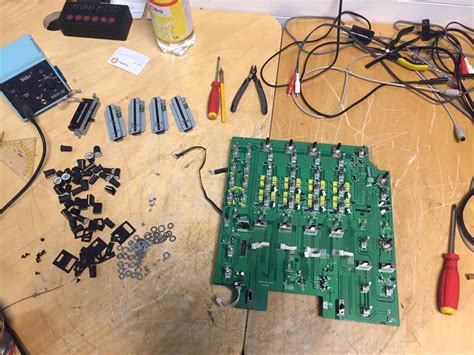 DENON DJ Mixer Kratzt Main Gain Der Reparateur Repariert Elektronik