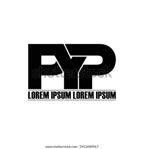 Pyp Letter Monogram Logo Design Vector Stock Vector Royalty Free 1953684967 Shutterstock