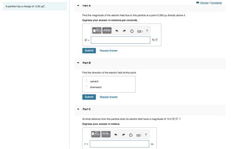 Solved Review Constants A Particle Has A Charge Of NC Chegg