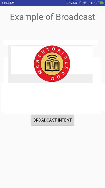 Android Broadcast Receivers