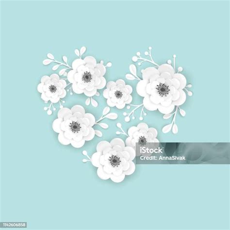 종이 잘라 꽃 프레임 인사말 카드 템플릿 봄 배너 여름 세일 브로셔 포스터에 대 한 3d 종이 접기 꽃 요소 장식 디자인 결혼식 유행 배경입니다 벡터 일러스트 개념에 대한