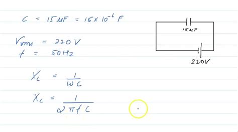 solved a capacitor of capacitance 102 Ï€ Âµf is connected across a 220