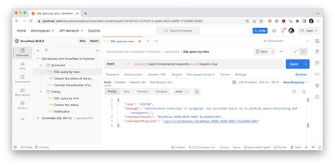 A Postman Tutorial For The Snowflake Sql Api