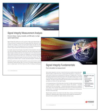 Image Of Two Signal Integrity White Papers