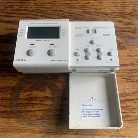 Grasslin Towerchron Qe2 Central Heating Controller Instruction