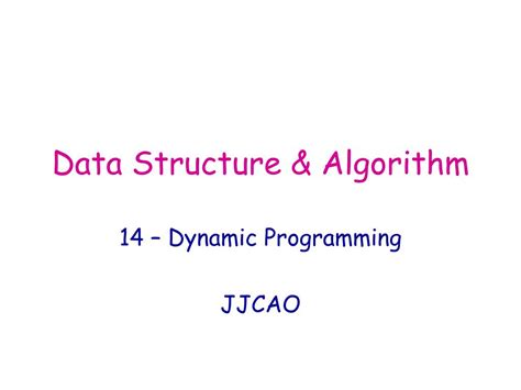 Ppt Data Structure And Algorithm Powerpoint Presentation Free Download