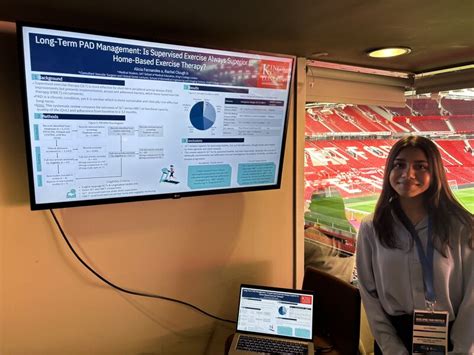 Thrilled To Have Presented My Research ‘long Term Outcomes Of Supervised Vs Home Based