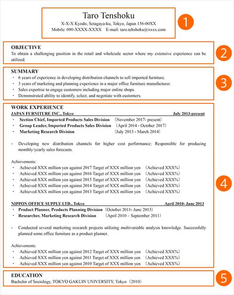 🇬🇧 英語の履歴書テンプレート（word）で効果的にアピール！