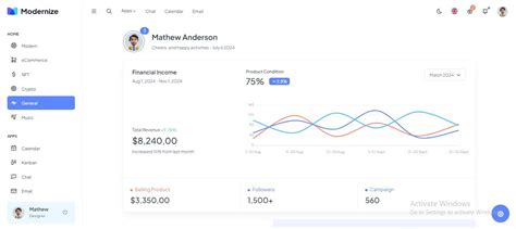 Modernize Bootstrap Admin Dashboard Template By Adminmart Codester
