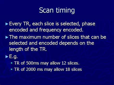 Encoding And Image Formation Gradients Slice Selection Frequency