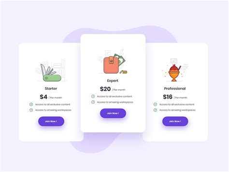 Pricing Card Ui Design By Chouaib Belagoun 👋 On Dribbble
