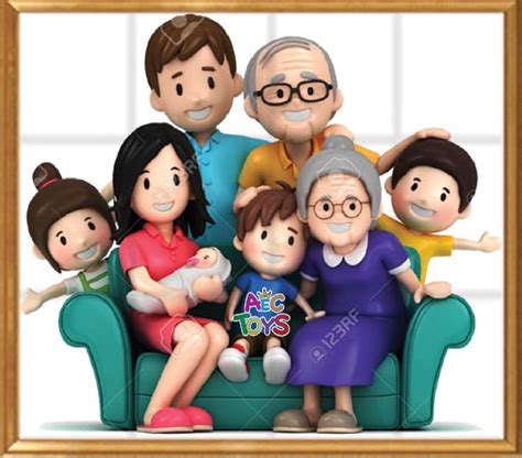 ภาพตัดต่อครอบครัวอบอุ่น