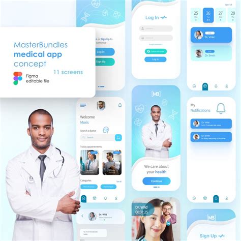 Medicine App UI Kit MasterBundles